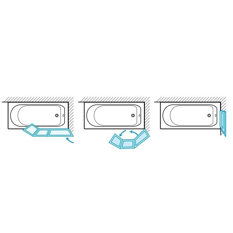 Vonios sienelė Duscholux HOLYDOOR Plus Lift V3